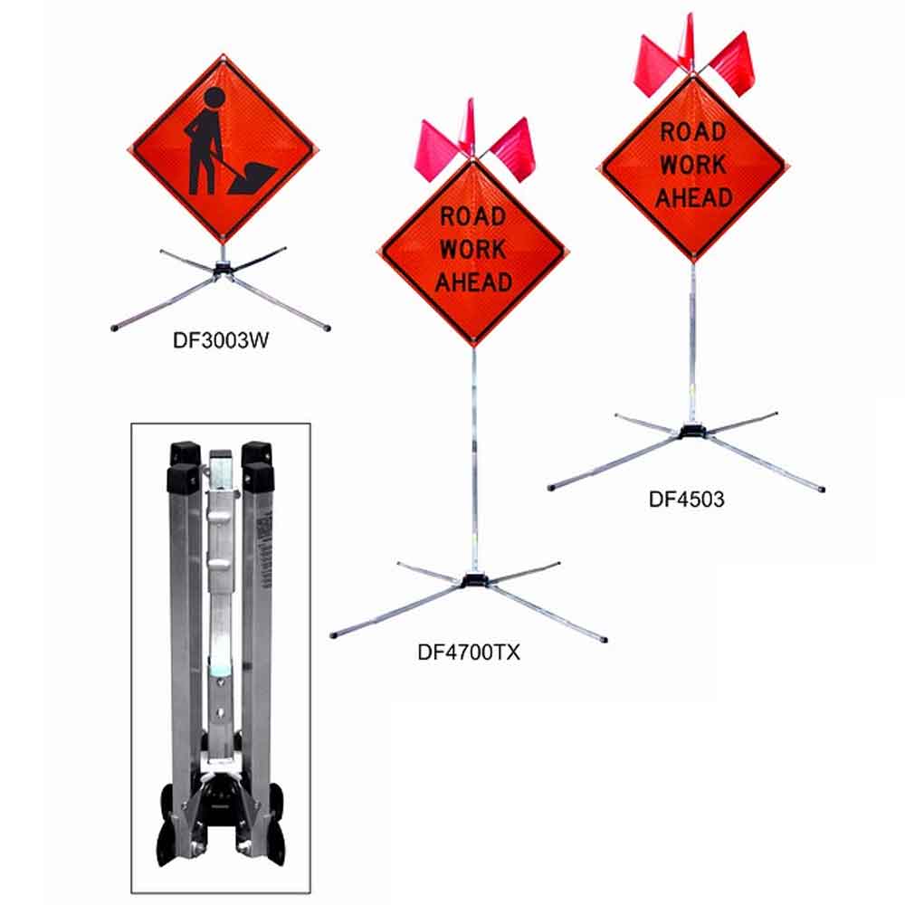 DynaFlex Roll Up Sign Stand | National Barricade And Sign