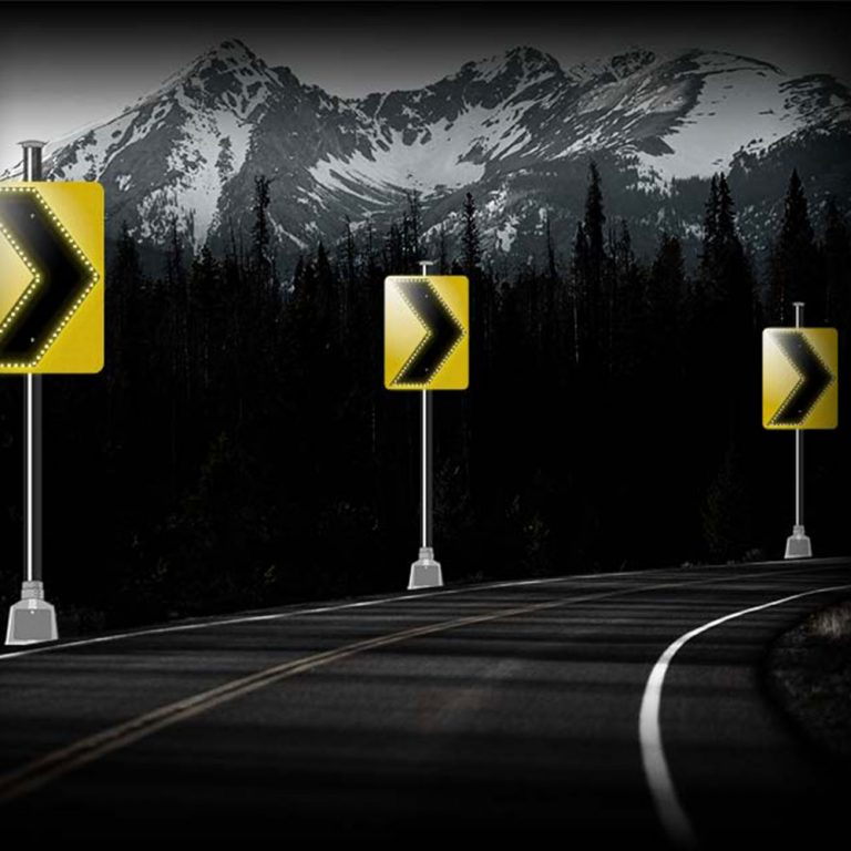 Variable Text Roll Up Sign System | National Barricade And Sign